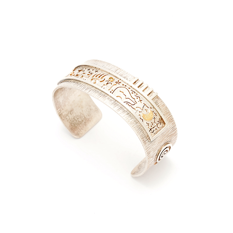 Panteah, Myron Sterling Silver Bracelet - Faust Gallery